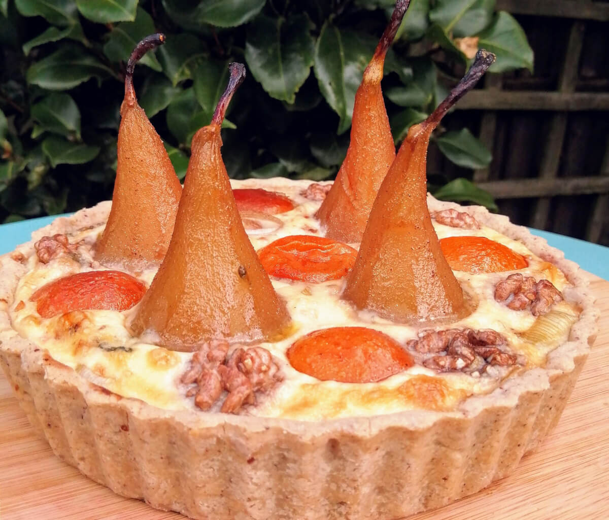 Stilton, Pear,Walnut Tart – Karen Wright