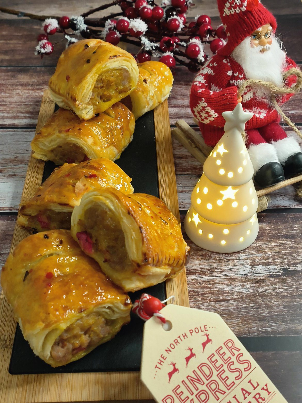 Festive Sausage Rolls – Karen Wright